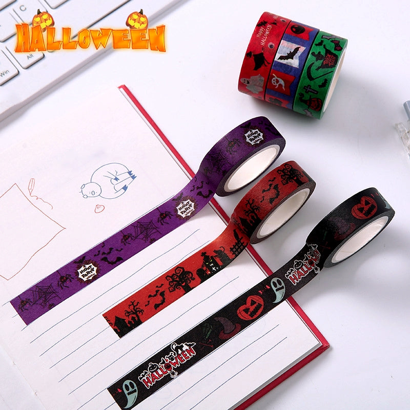 Halloween Mini Cartoon Washi Tape Set | Crafting Essentials