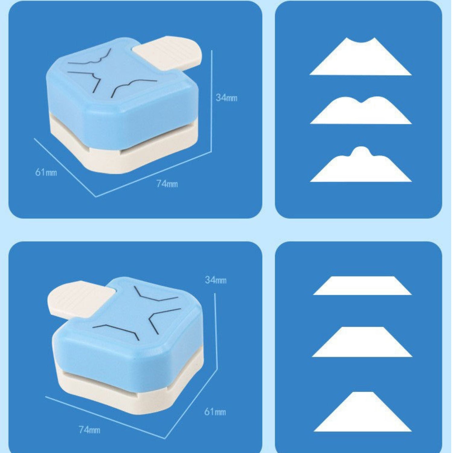 Professional 3-in-1 Multi-angle Corner Rounder for Paper & Cards ...