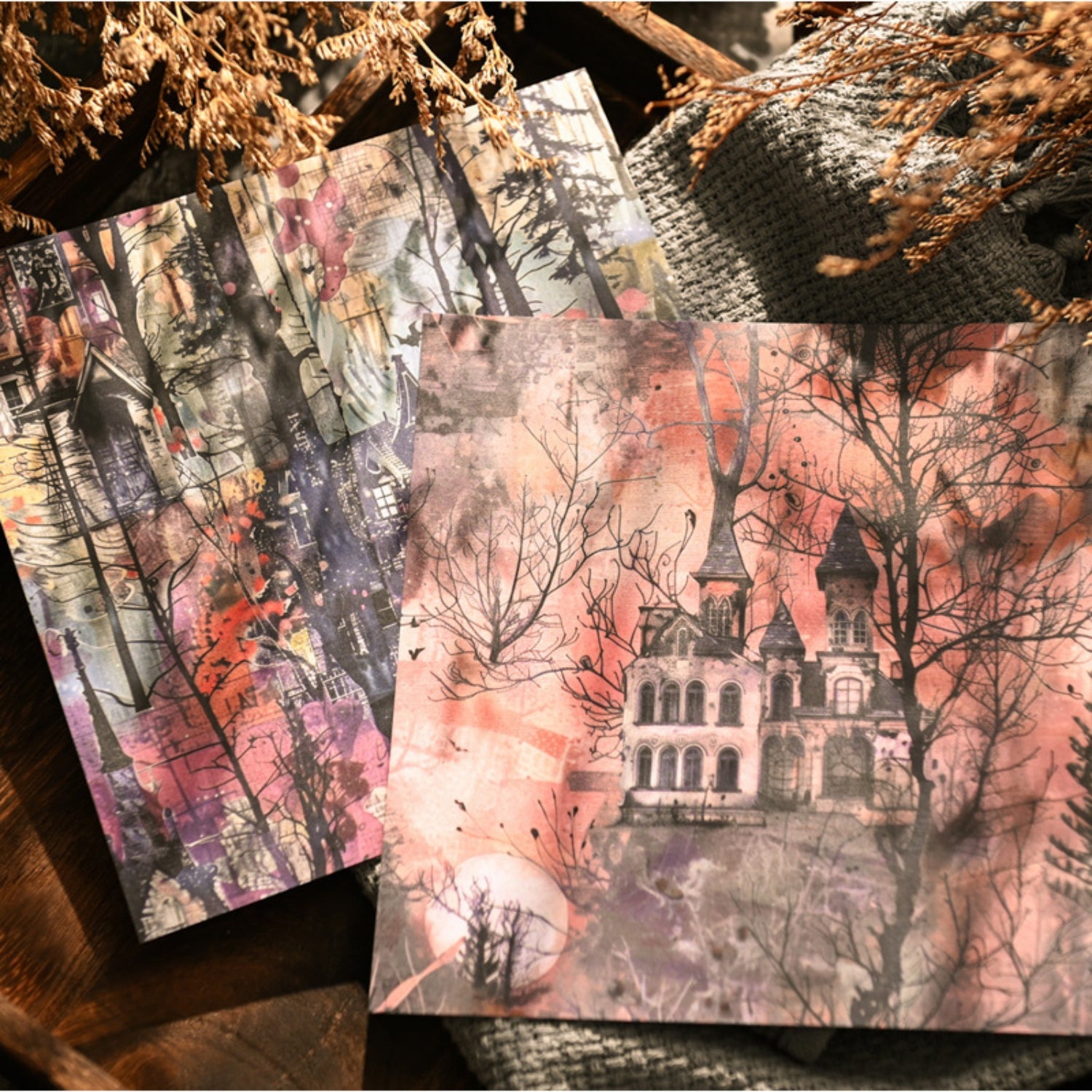 Halloween Square Paper Pad - 12 Piece Design Collection by Stamprints