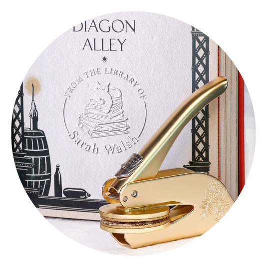 Custom Book Embossers & Library Stamps | Professional Quality by Stamprints