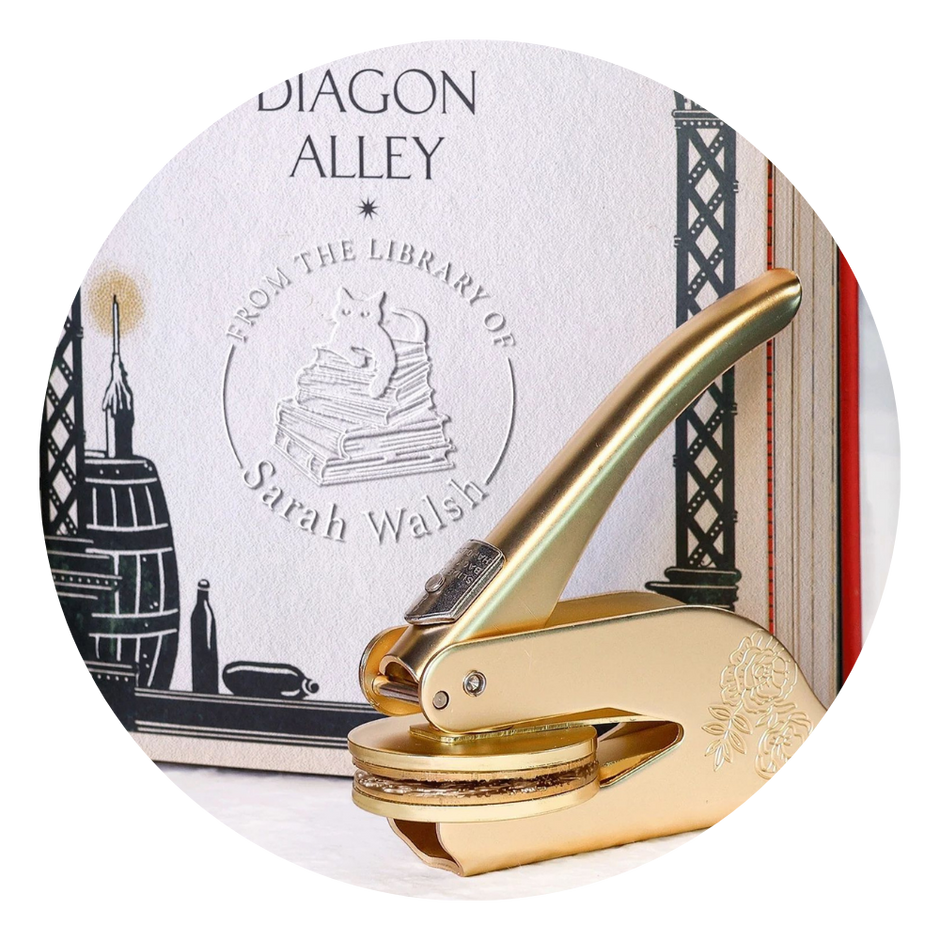 Custom Book Embossers & Library Stamps | Professional Quality by Stamprints