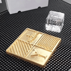 Personalized Brass Ice Cube Plates for Drinks & Events | Stamprints