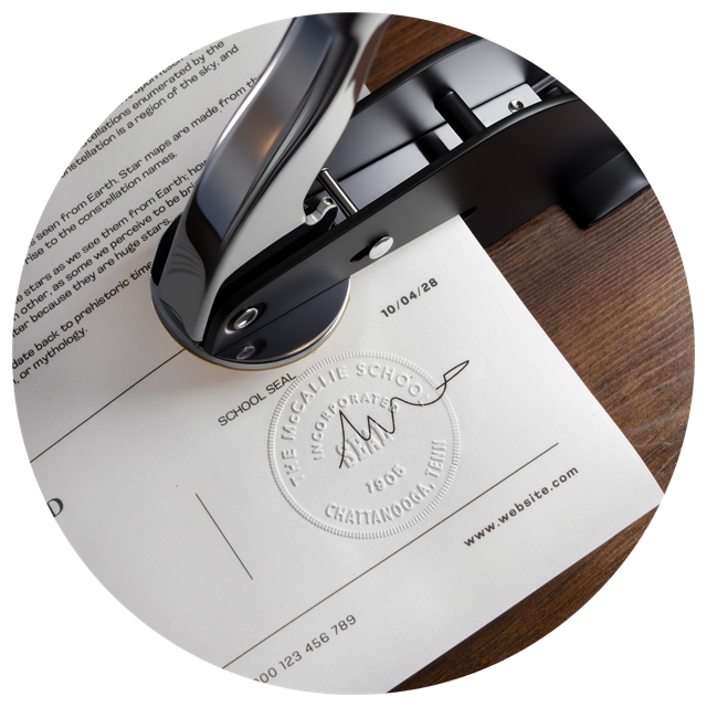 Custom Embossing Seals & Stamps | Professional & Personal Use | Stamprints