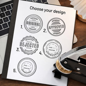 Custom Office Desktop Embosser | Approved & Certified Seal – Stamprints