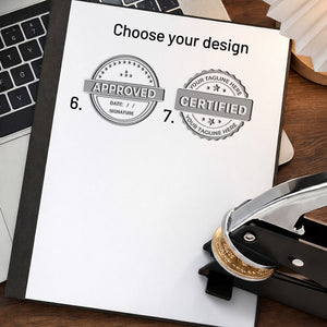 Custom Office Desktop Embosser | Approved & Certified Seal – Stamprints