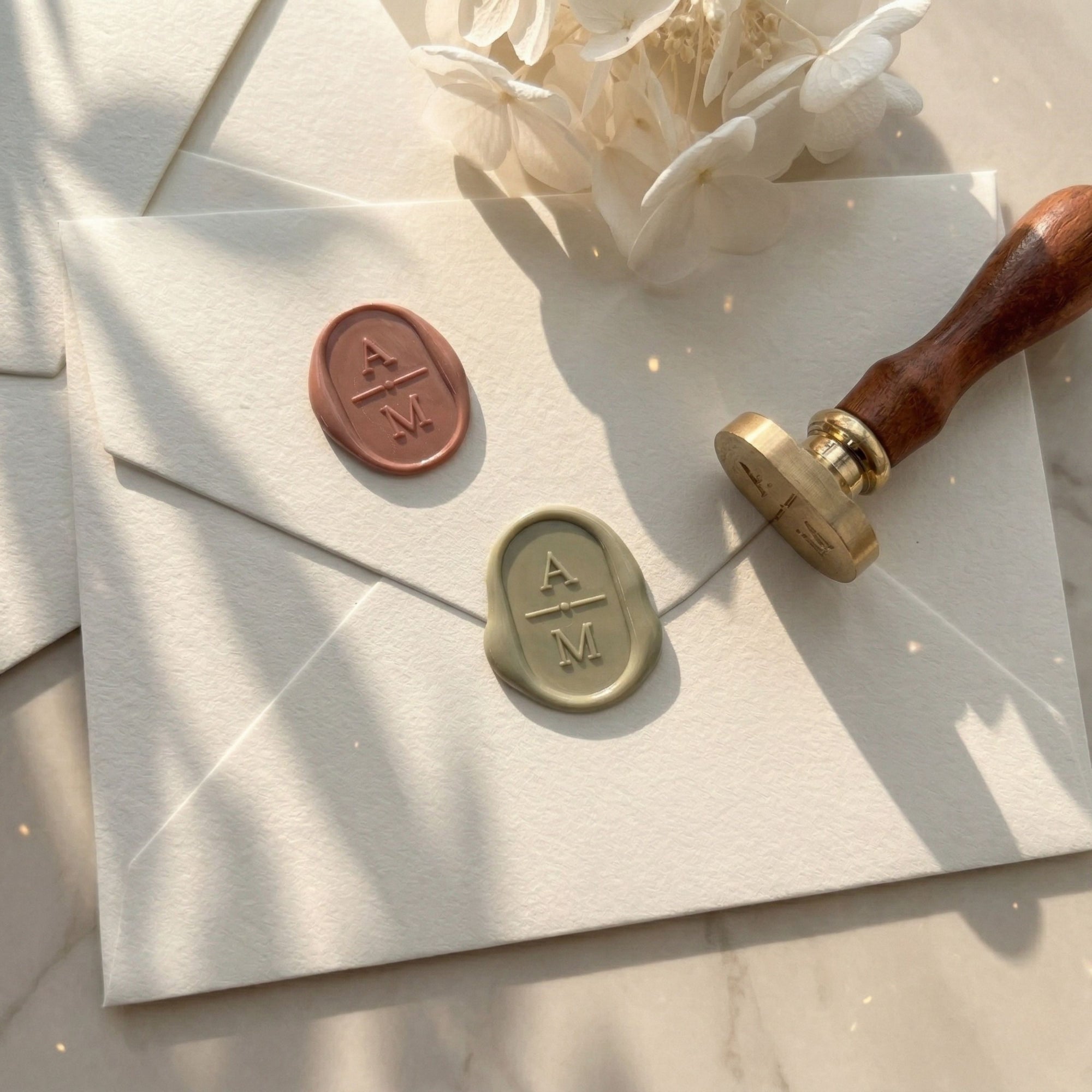 Custom Oval Wax Seal Stamp | Personalized Design by Stamprints