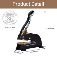 Custom Design Desktop Embosser | Large Heavy Duty Seal Press by Stamprints