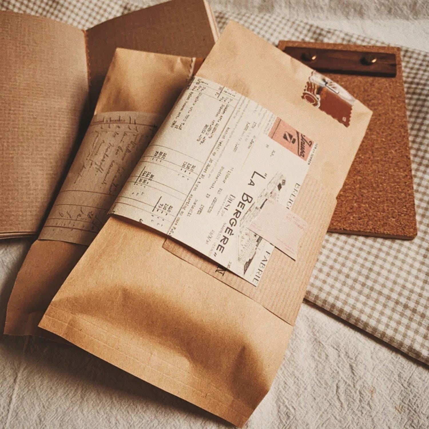 Vintage Stamp Sticky Notes Set - 180 Pcs Ephemera Kit for Crafts by ...