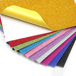 Gold Glitter Foam Background Sticker Sheet A4 | Stamprints