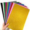 Gold Glitter Foam Background Sticker Sheet A4 | Stamprints