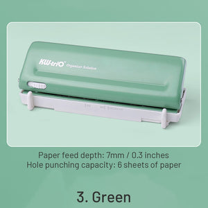 Adjustable Paper Hole Punch Machine | Professional Office Tool | Stamprints