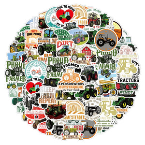 Durable Agricultural Tractor Vinyl Sticker | Stamprints Farm Decals
