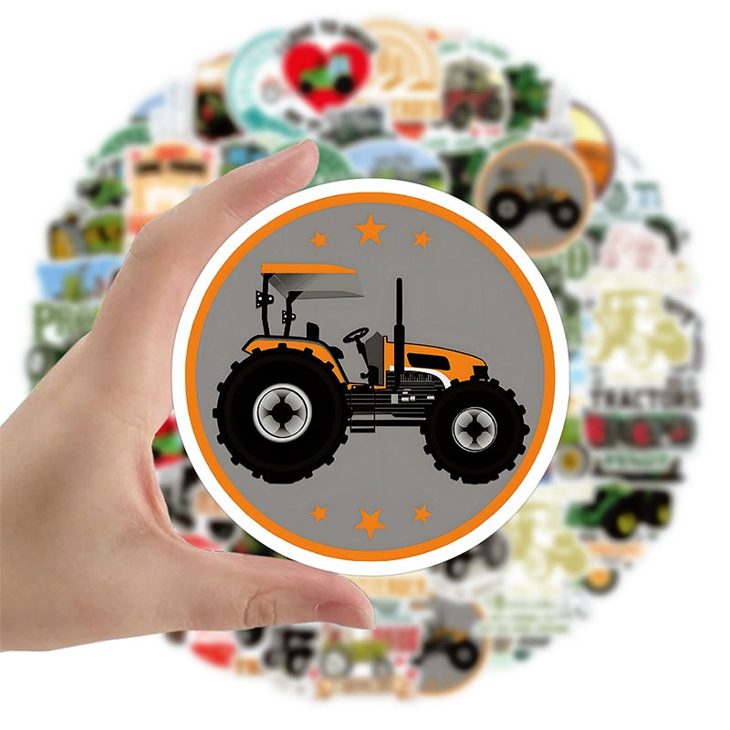 Durable Agricultural Tractor Vinyl Sticker | Stamprints Farm Decals