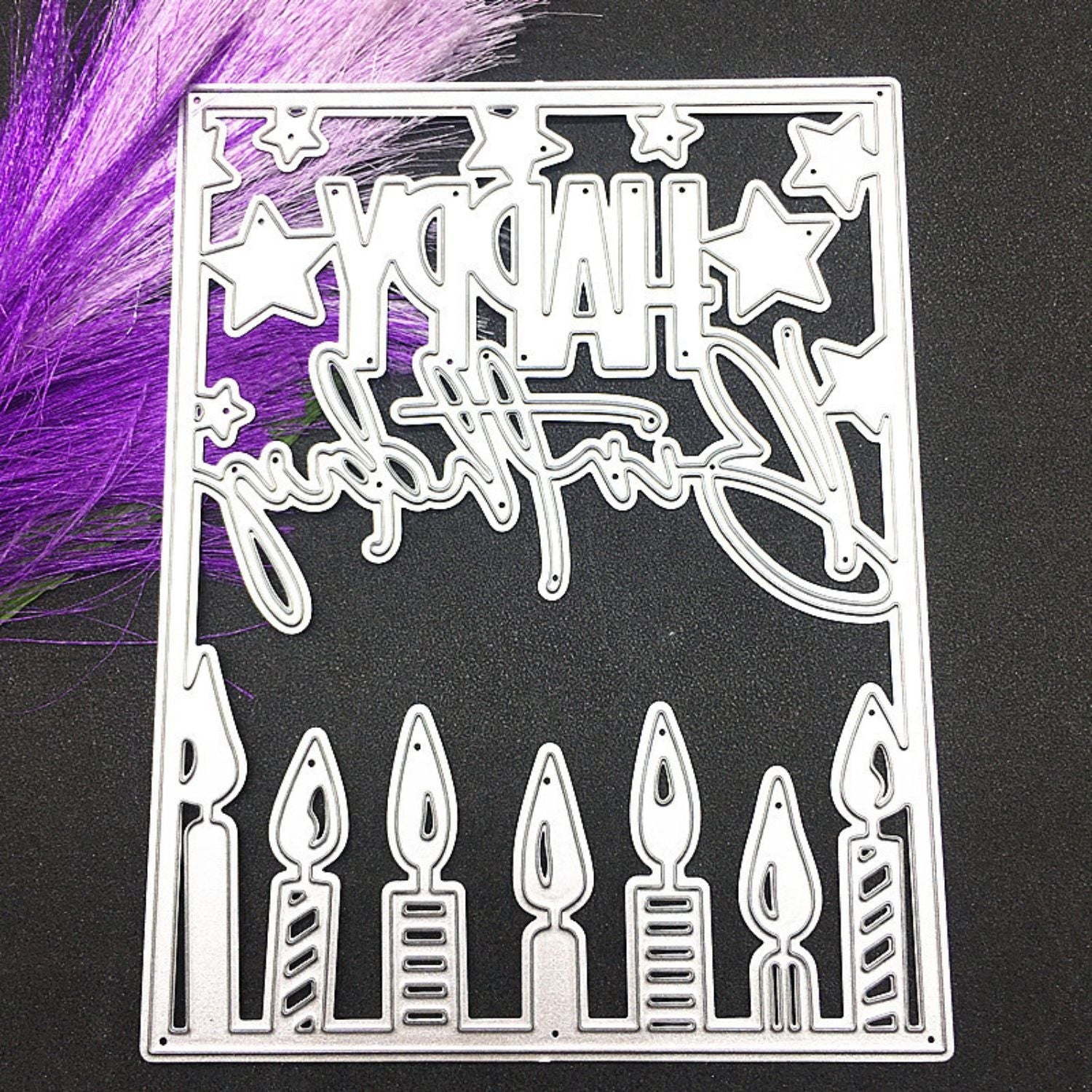 Birthday Card Cutting Dies | Metal Crafting Dies by Stamprints