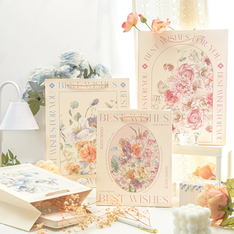 Elegant Blossom Series Gift Bags by Stamprints - Perfect for All Occasions