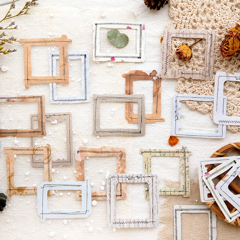 Decorative Border Frame Washi Paper Stickers | Stamprints