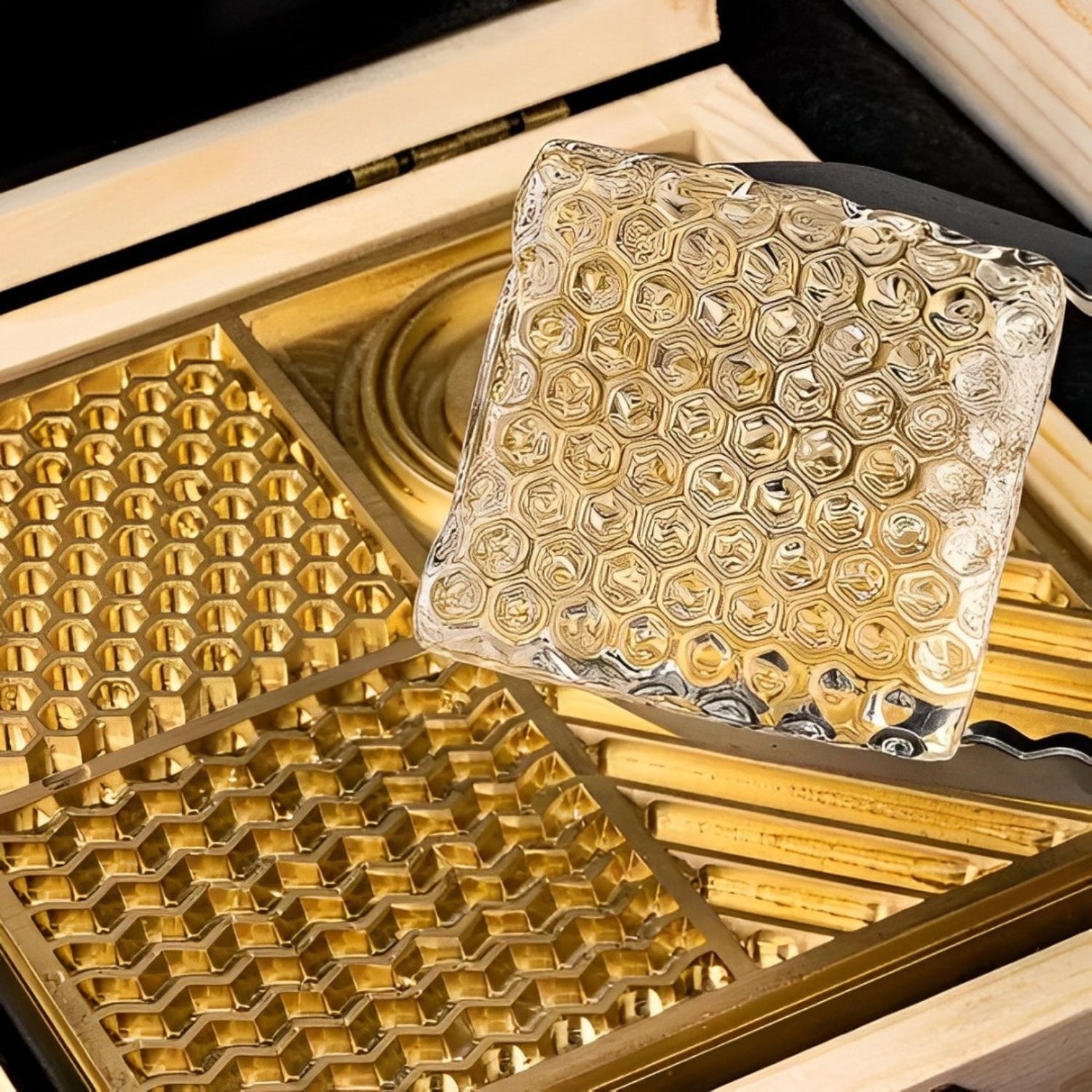 Brass Ice Cube Plate