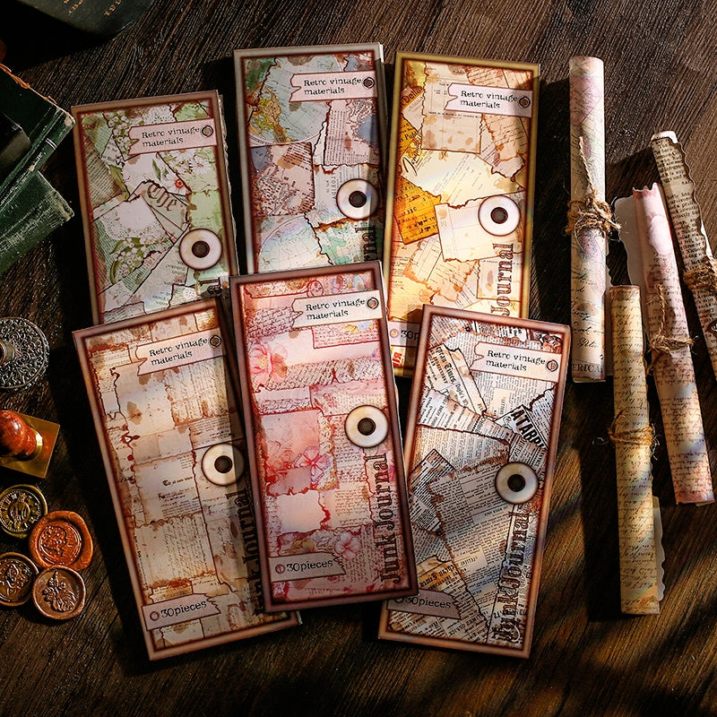 Vintage Burnt Edge Paper for Maps, Manuscripts & Documents | Stamprints