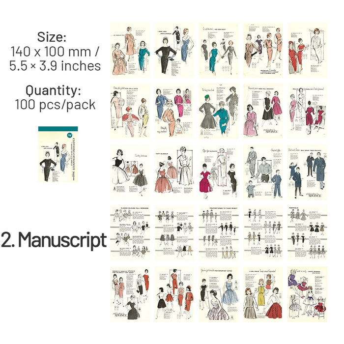 Character Costume Material Paper Book - 50 Sheets, Children's Clothing ...