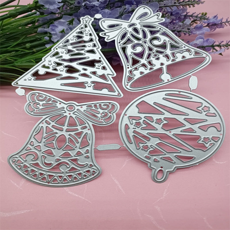 Christmas Bell Metal Cutting Dies for Card Making by Stamprints