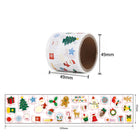 Festive Special Shape Roll Stickers | Holiday Decor by Stamprints