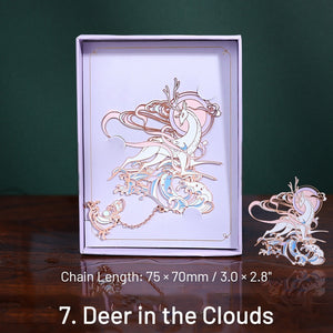 Classical Chinese Metal Bookmark | Elegant Hollow Design by Stamprints