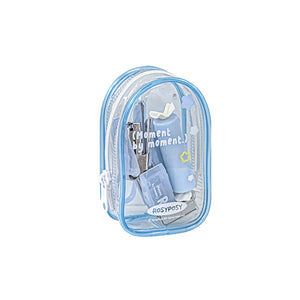 Portable Mini Office Kit with Clear Case - Stapler Set by Stamprints