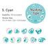 Colorful Bubble Washi Stickers | Decorative Journal & Planner Stickers ...