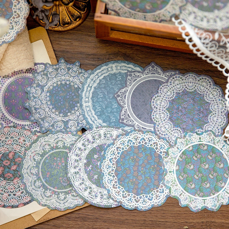 Decorative Irregular Circular Paper | Colorful Craft Projects | Stamprints