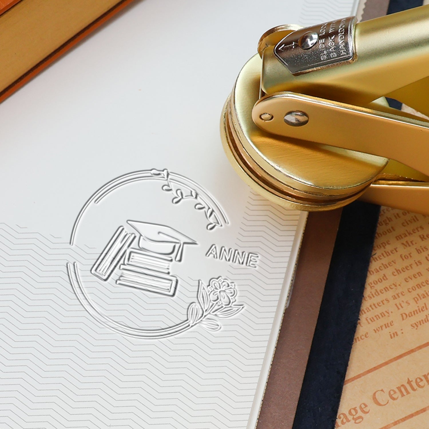 Graduation Cap Book Embosser | Celebrate Academic Achievement