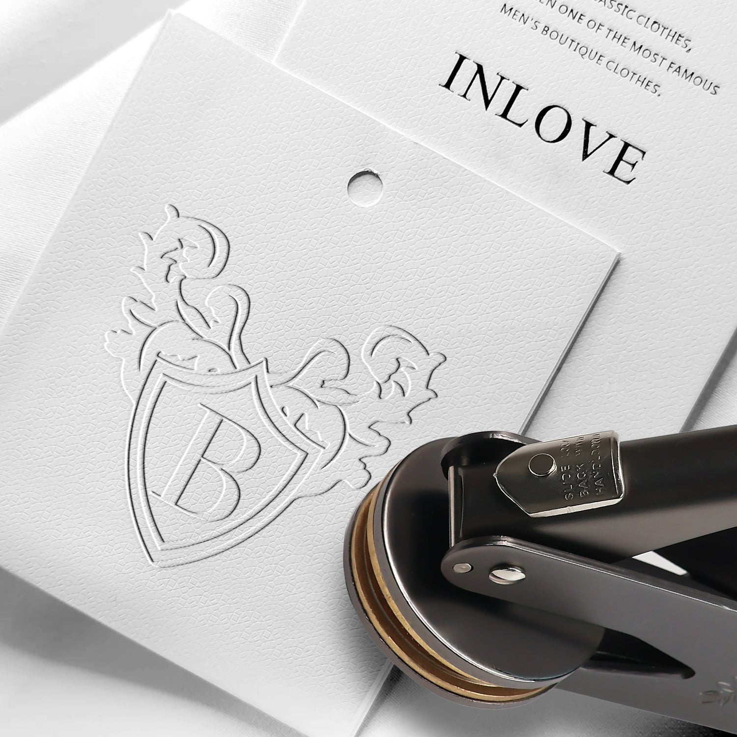 Diamond Wedding Monogram Embosser | Elegant Personalized Accents