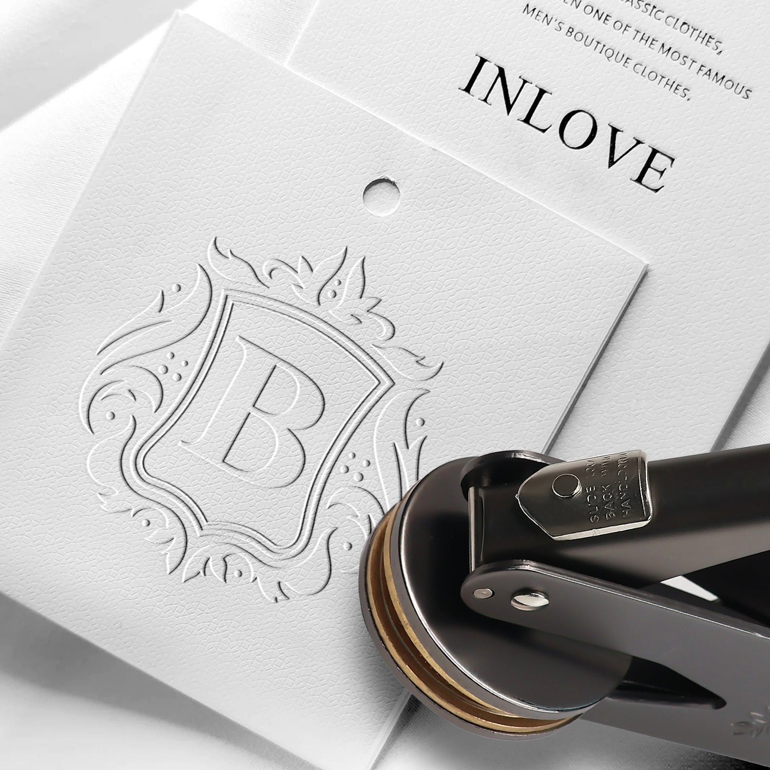 Winged Wedding Monogram Embosser | Fly into Wedded Bliss