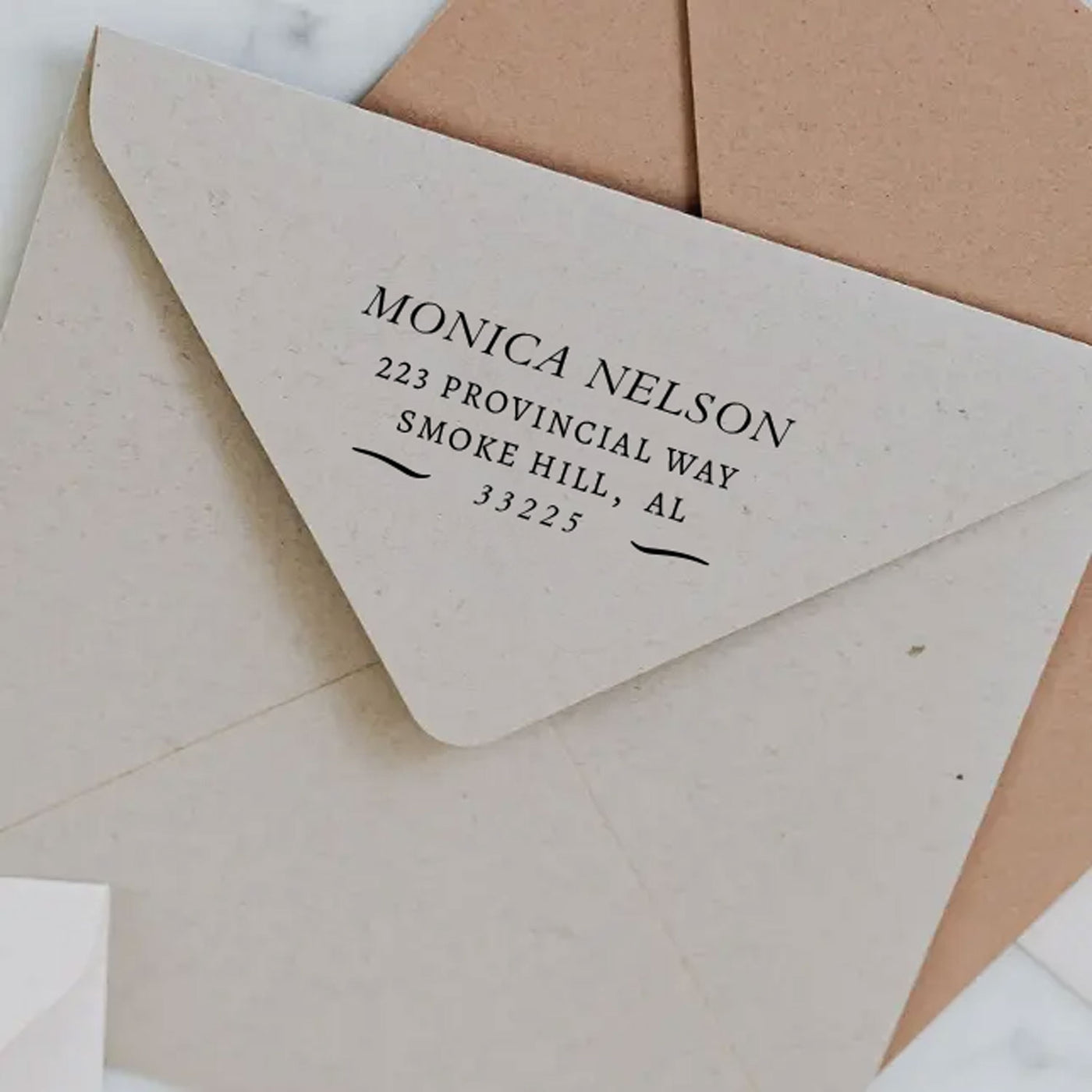 Personalize Your Mailings with Custom Return Address Wooden Rubber ...