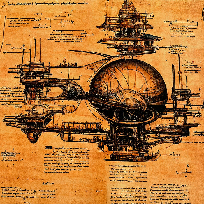 Cyber Steampunk Dark Mechanical Junk Journal Background Paper ...