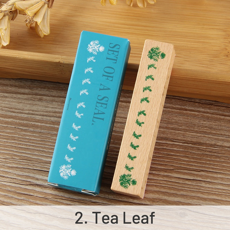 Decorative Flower Border Wooden Rubber Stamp | Stamprints DIY Crafts
