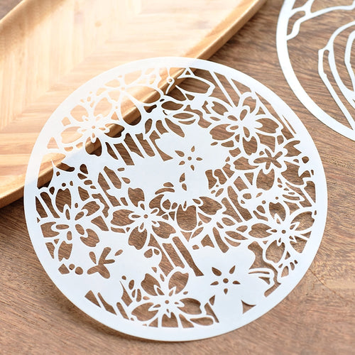 Doodle Drawing Decorative Hollow Round Stencil Set - Precision ...