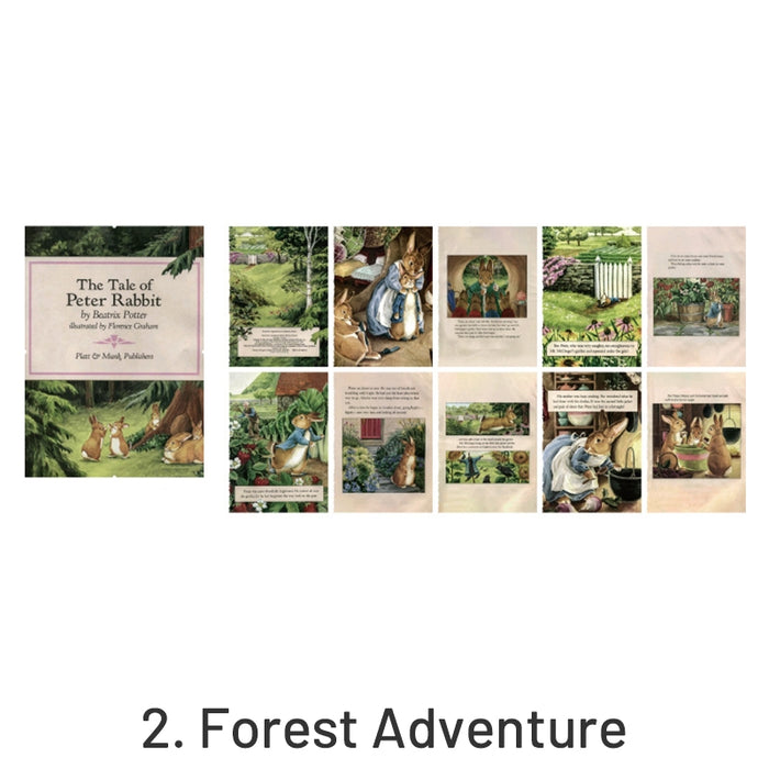 Fairy Tale World Antique Picture Book Page Scrapbook Paper - Specialty ...