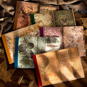 Dark Fantasy Journal Paper | Gothic Background Design | Stamprints