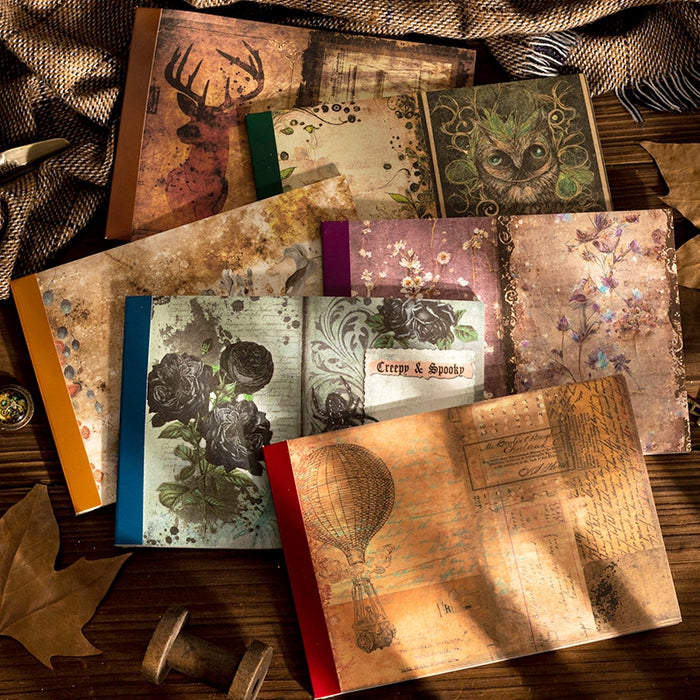 Fantasy Dark Journaling Background Paper - Journal | Stamprints
