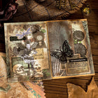 Dark Fantasy Journal Paper | Gothic Background Design | Stamprints