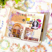 Foil Stamping Botanical Sticker Pack - Floral Garland & Sakura | Stamprints