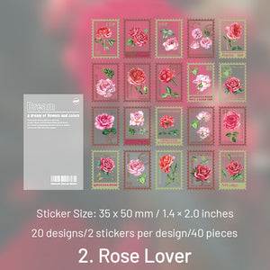 Clear Flower Post Transparent Plant Stamps by Stamprints | Decorative ...
