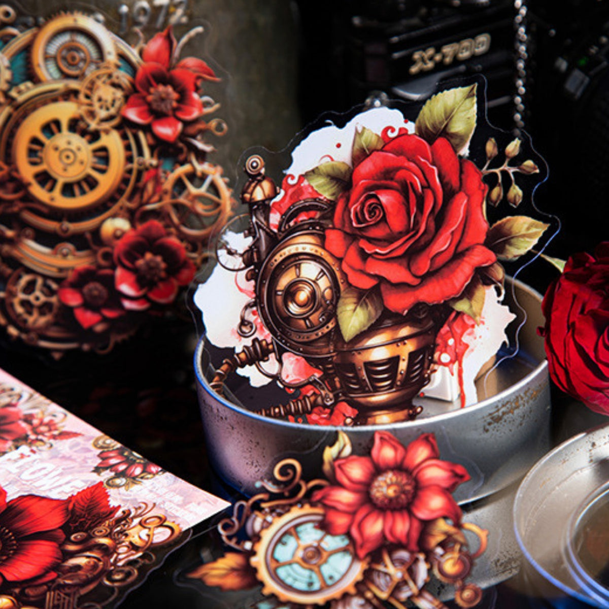 Punk Flower Wild Landscape Sticker Pack | Stamprints Collection
