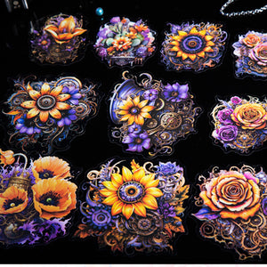 Punk Flower Wild Landscape Sticker Pack | Stamprints Collection