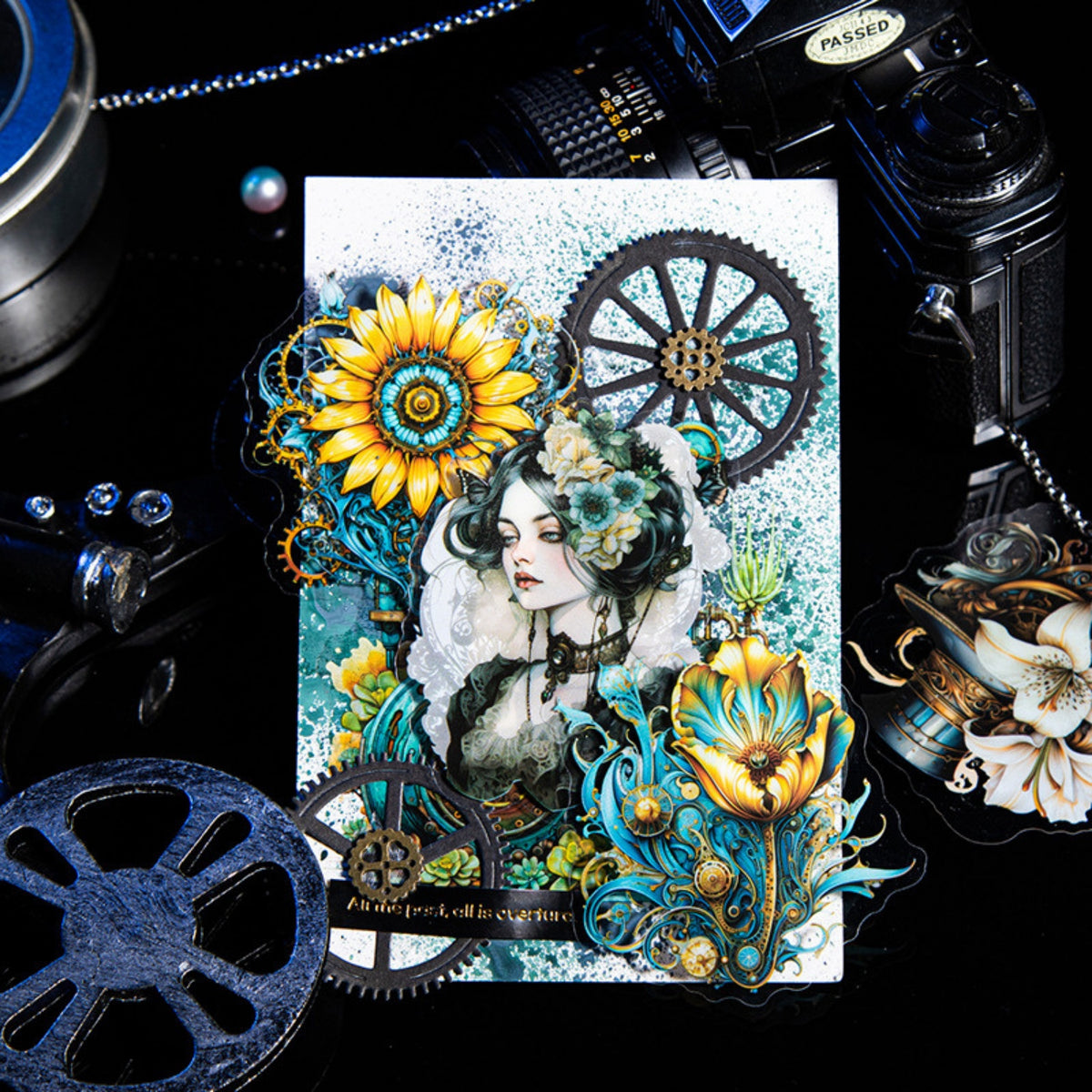 Punk Flower Wild Landscape Sticker Pack | Stamprints Collection