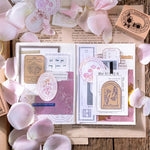 Artistic Wooden Flower Reflection Stamp - Tranquility Series by Stamprints