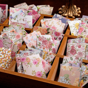 Floral Sticker Book - 600 Pcs Paper Series Flower Stickers | Stamprints