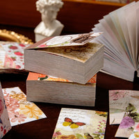 Floral Sticker Book - 600 Pcs Paper Series Flower Stickers | Stamprints
