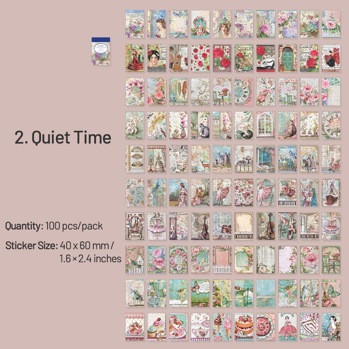 Capture Nature's Beauty: Flowers on Paper Floral Sticker Book with 100 ...