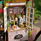 DIY Garden Cafe Assembly Model Kit | Stamprints Miniature House